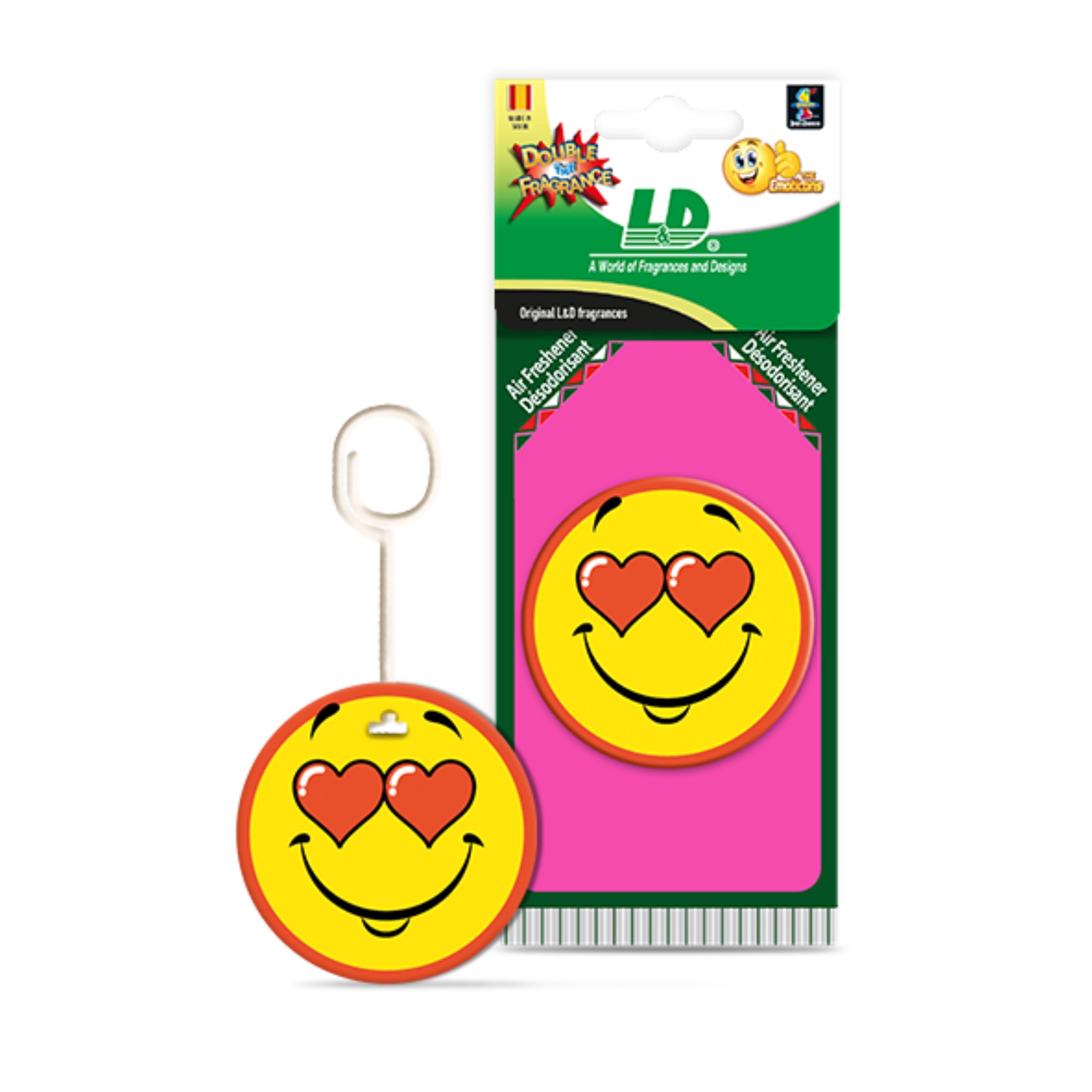 Ambientador Auto The Emoticons (Smile) In Love – MACOS